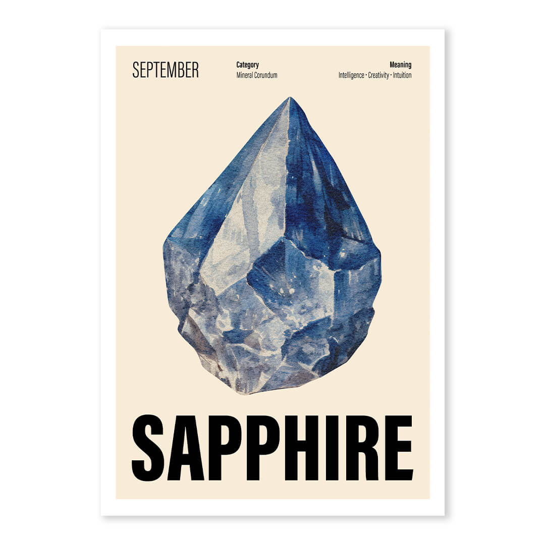 September Birthstone Print – Happy Goods