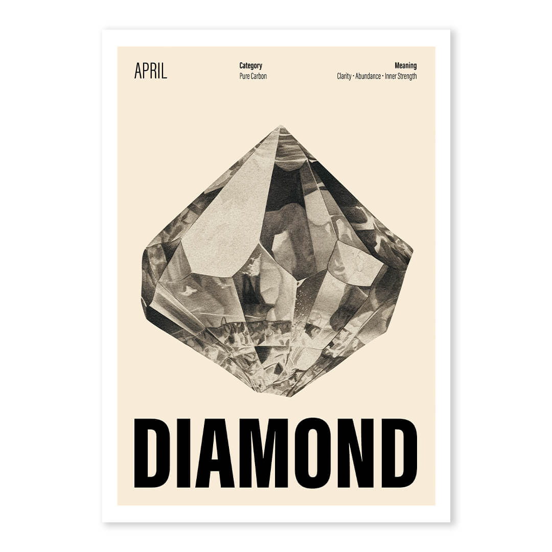 April Birthstone Print – Happy Goods