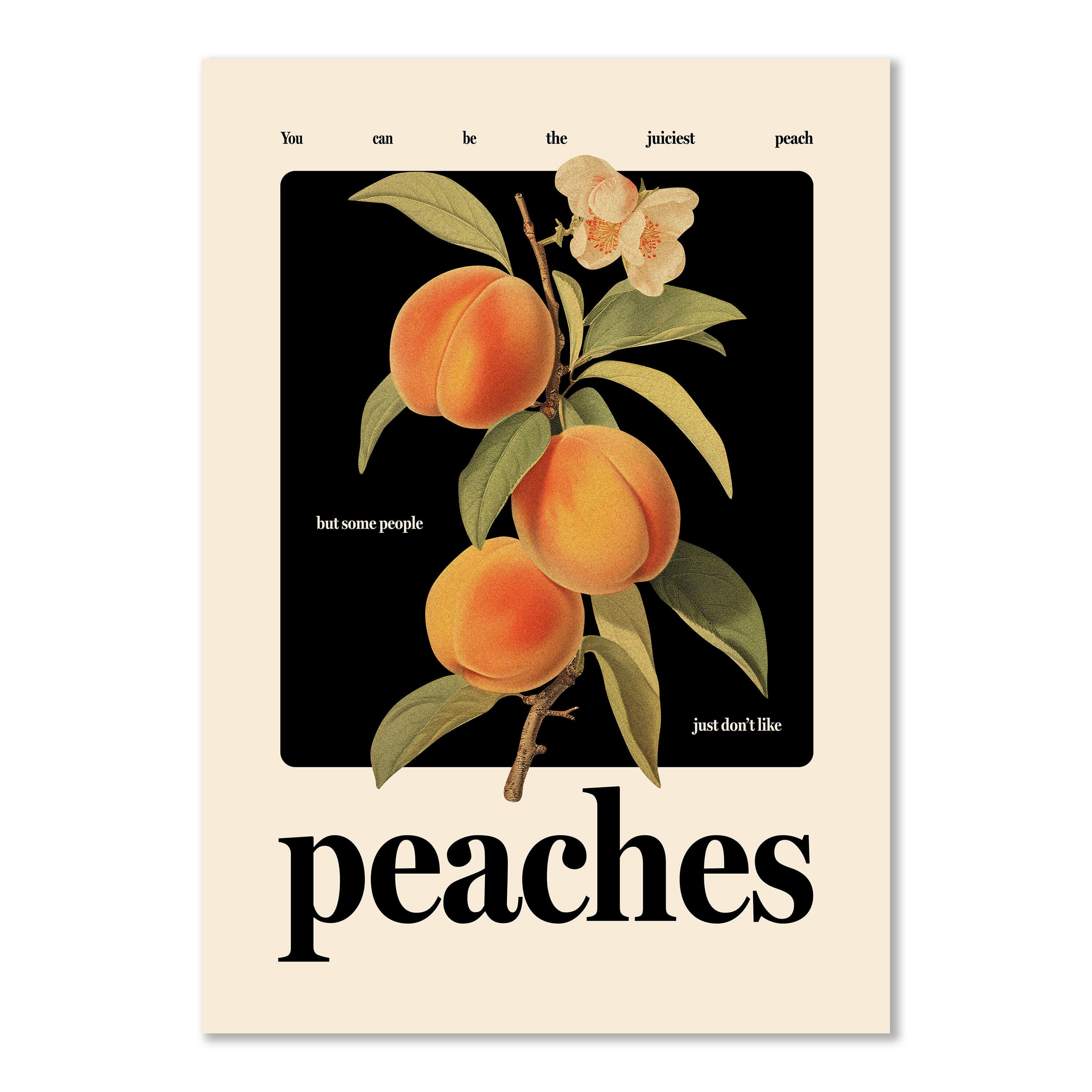 PEACHES PRINT – Happy Goods